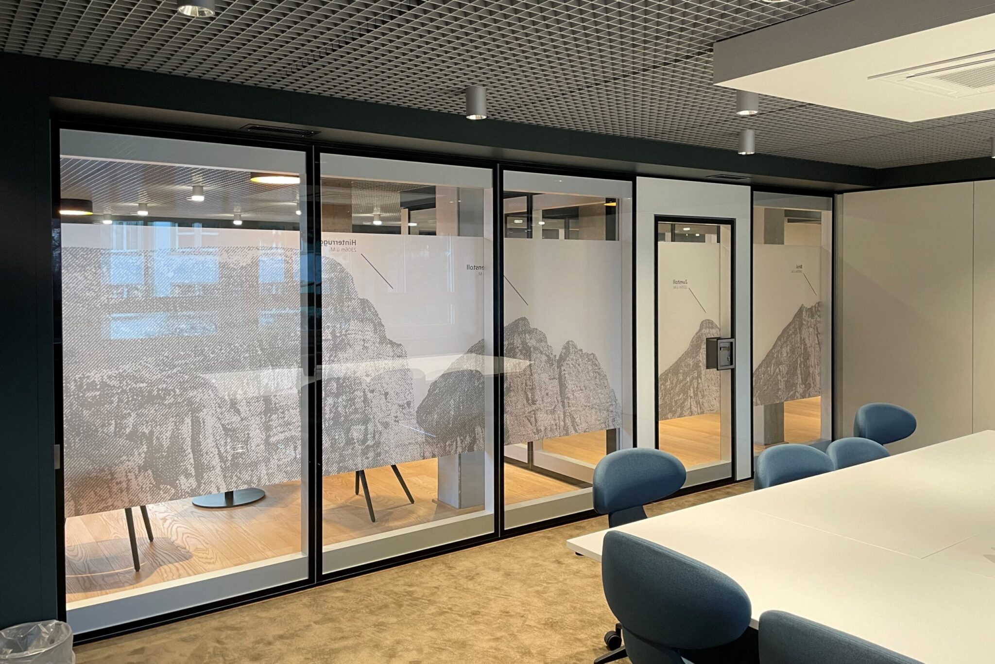 Luminous Stella movable glass walls provide up to 50 STC!