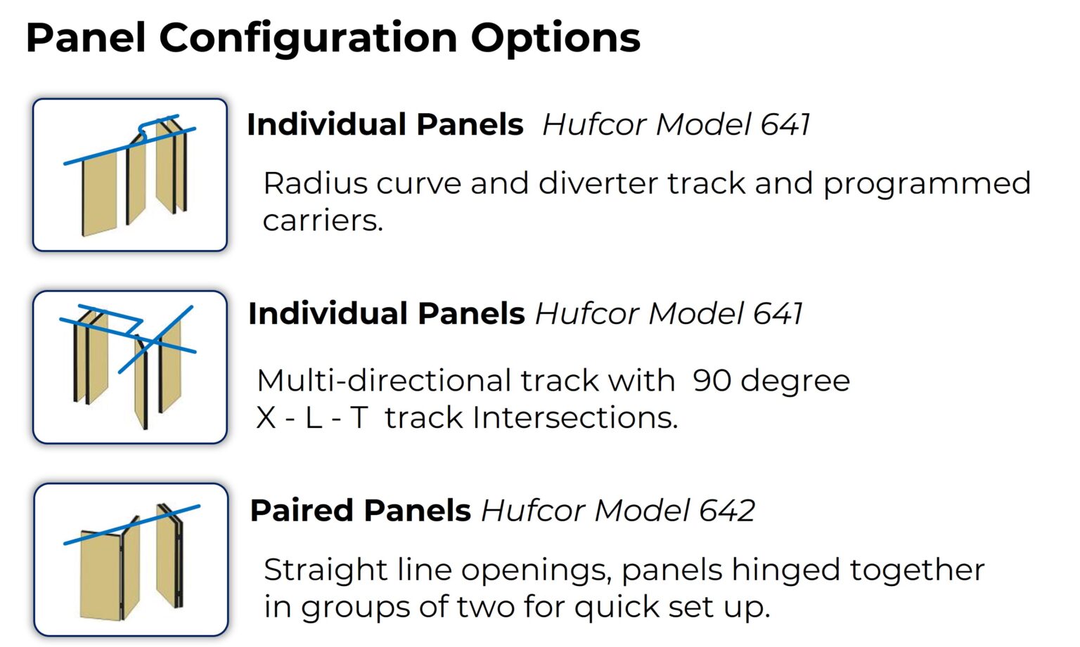 Operable Walls_Hufcor 600 Model LP | Kwik-wall.com
